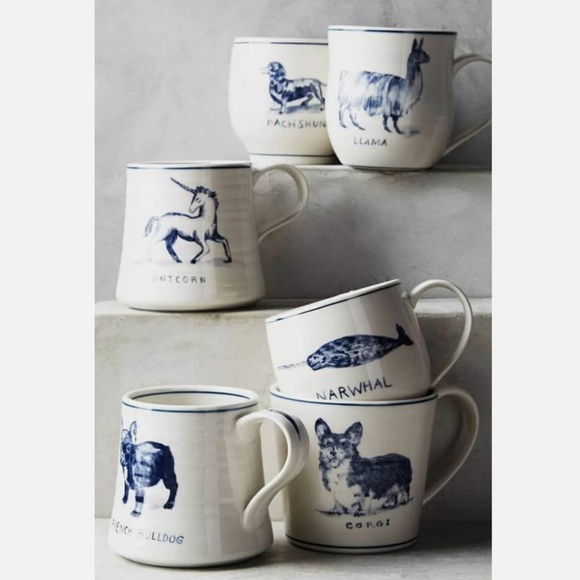 Molly Hatch | Kitchen | Molly Hatch Icon Blue French Bulldog Ceramic ...